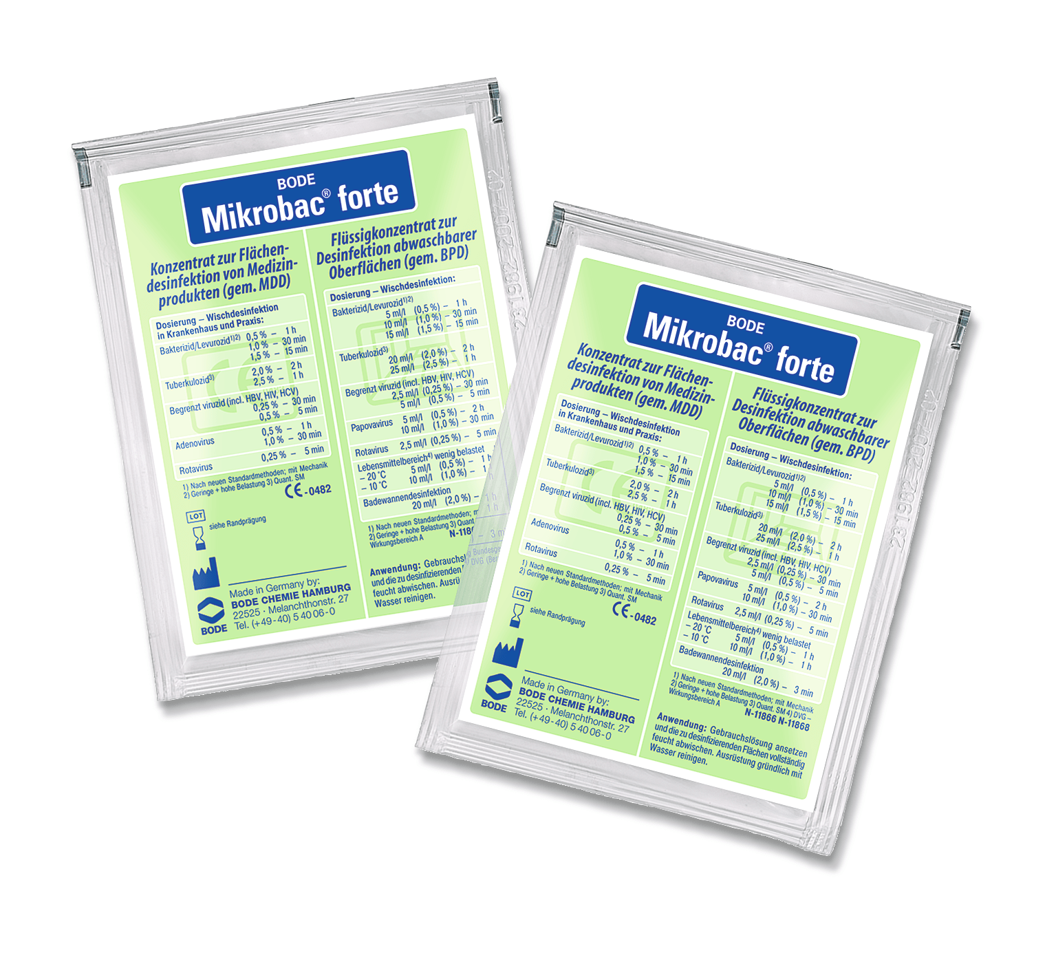 Mikrobac® Forte Flächendesinfektionsreiniger | WiBU