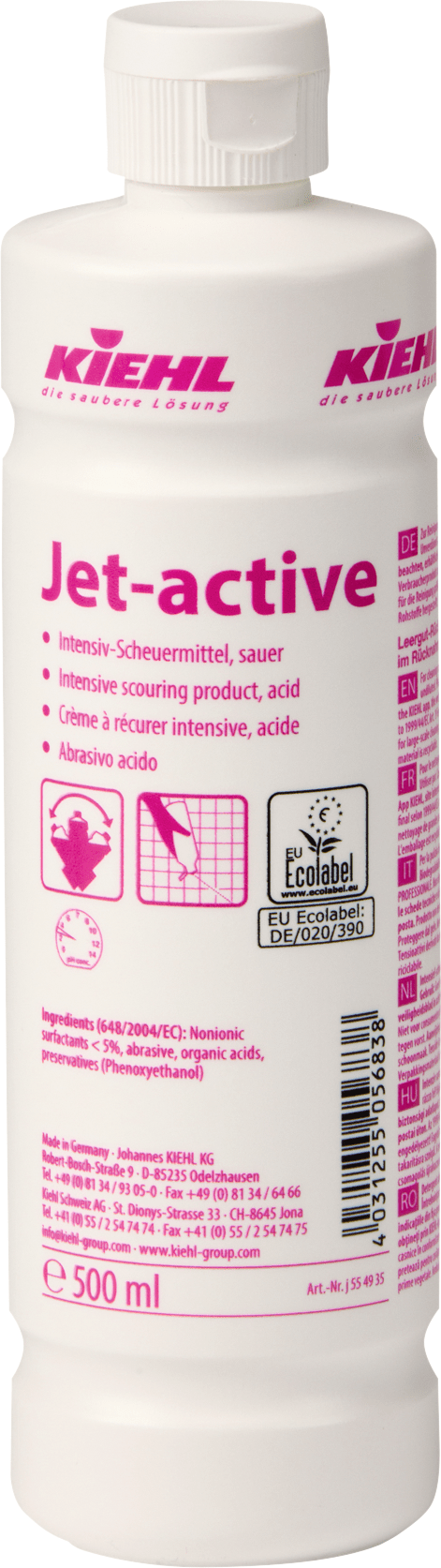 Jet active Scheuermittel, 12 x 500 ml